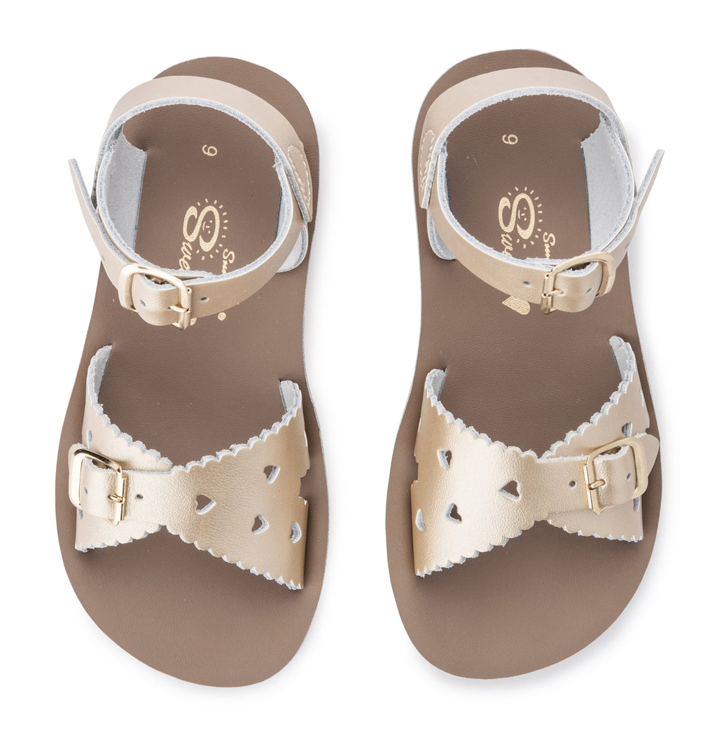 Sun-San Sweetheart Gold Kids – Salt Water Sandals AU