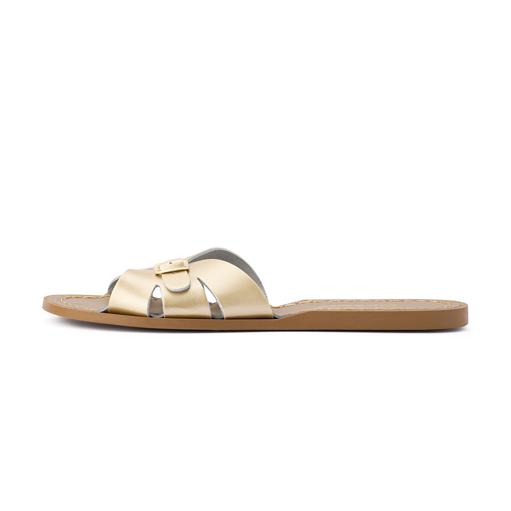 Salt Water Classic Slide Gold Adult – Salt Water Sandals AU
